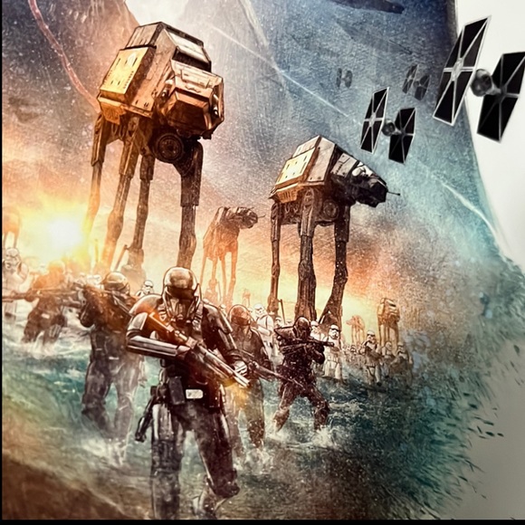 Accessories | Star Wars Rogue One Atats Walking Chars Poster | Poshmark